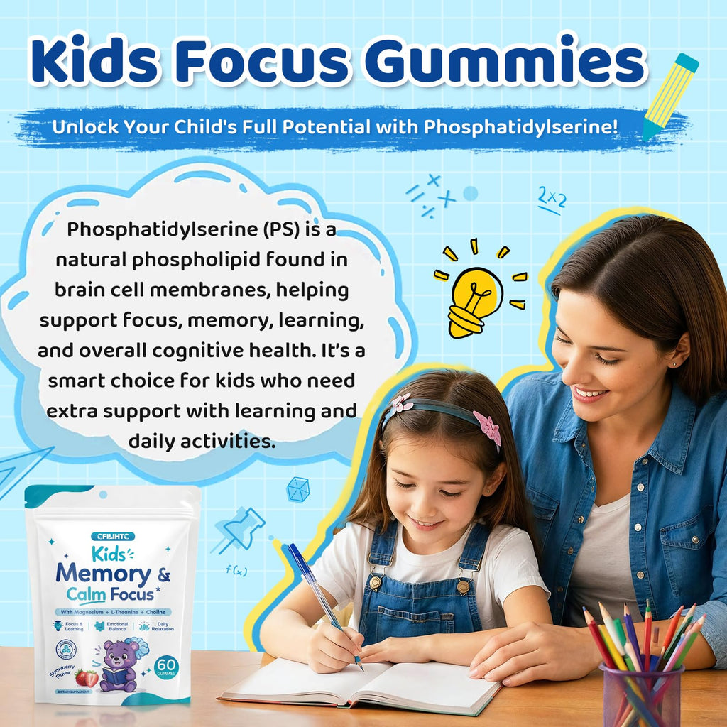 Healthy gummies for kids' brain health