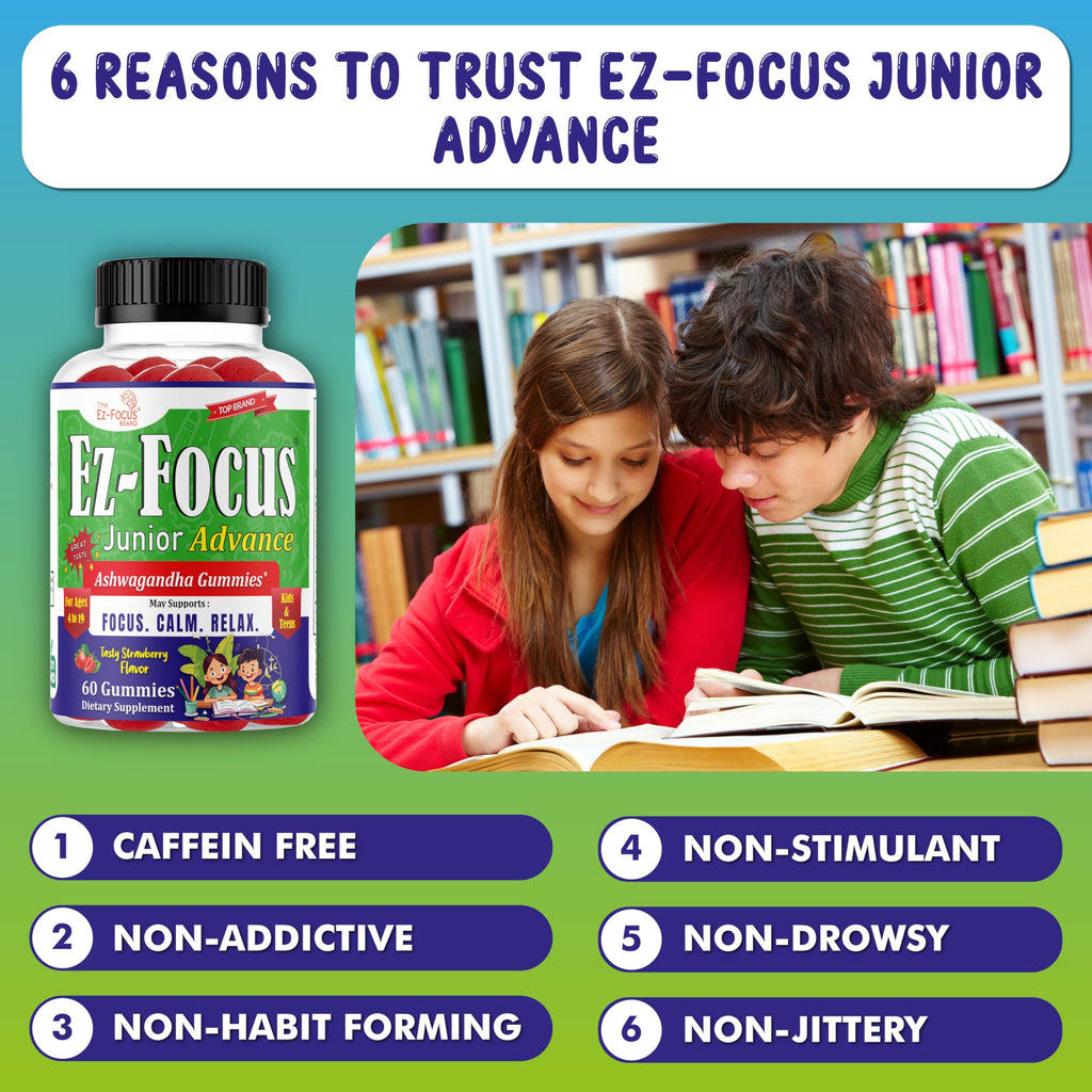 Healthy gummies for kids' focus
