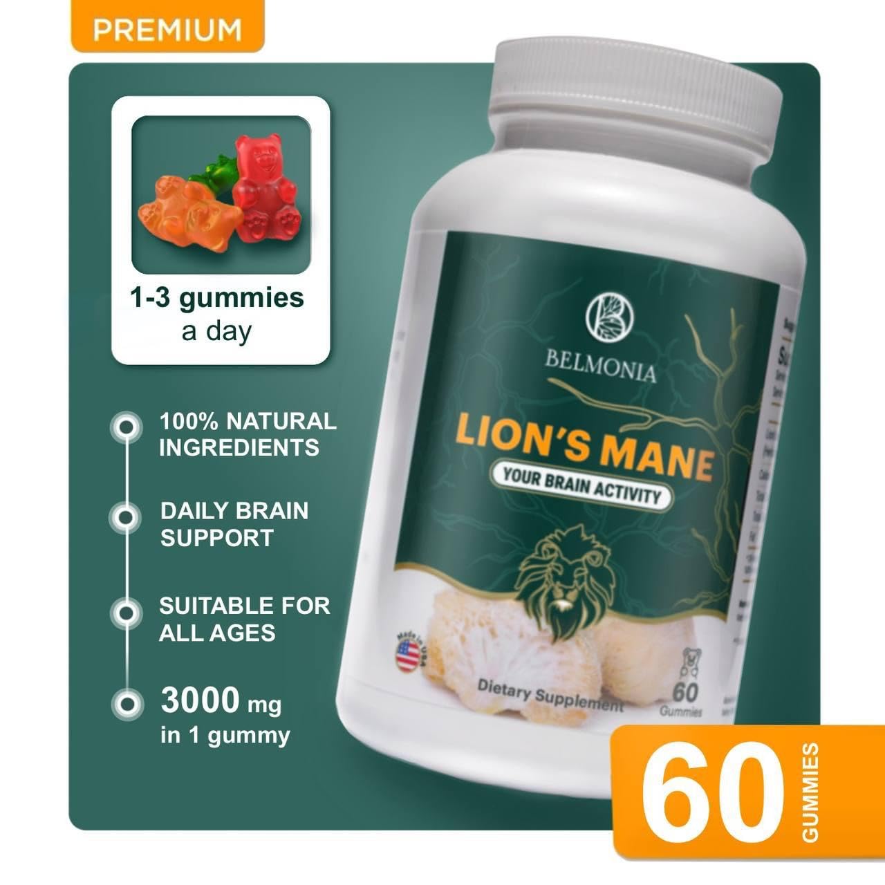 Healthy gummies for mental clarity