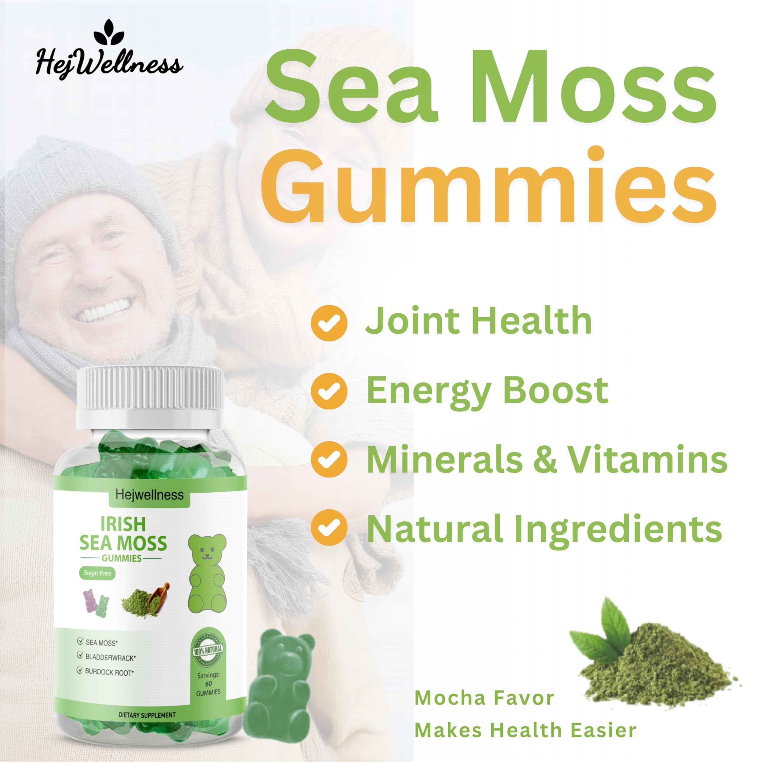 Healthy gummies with bladderwrack benefits