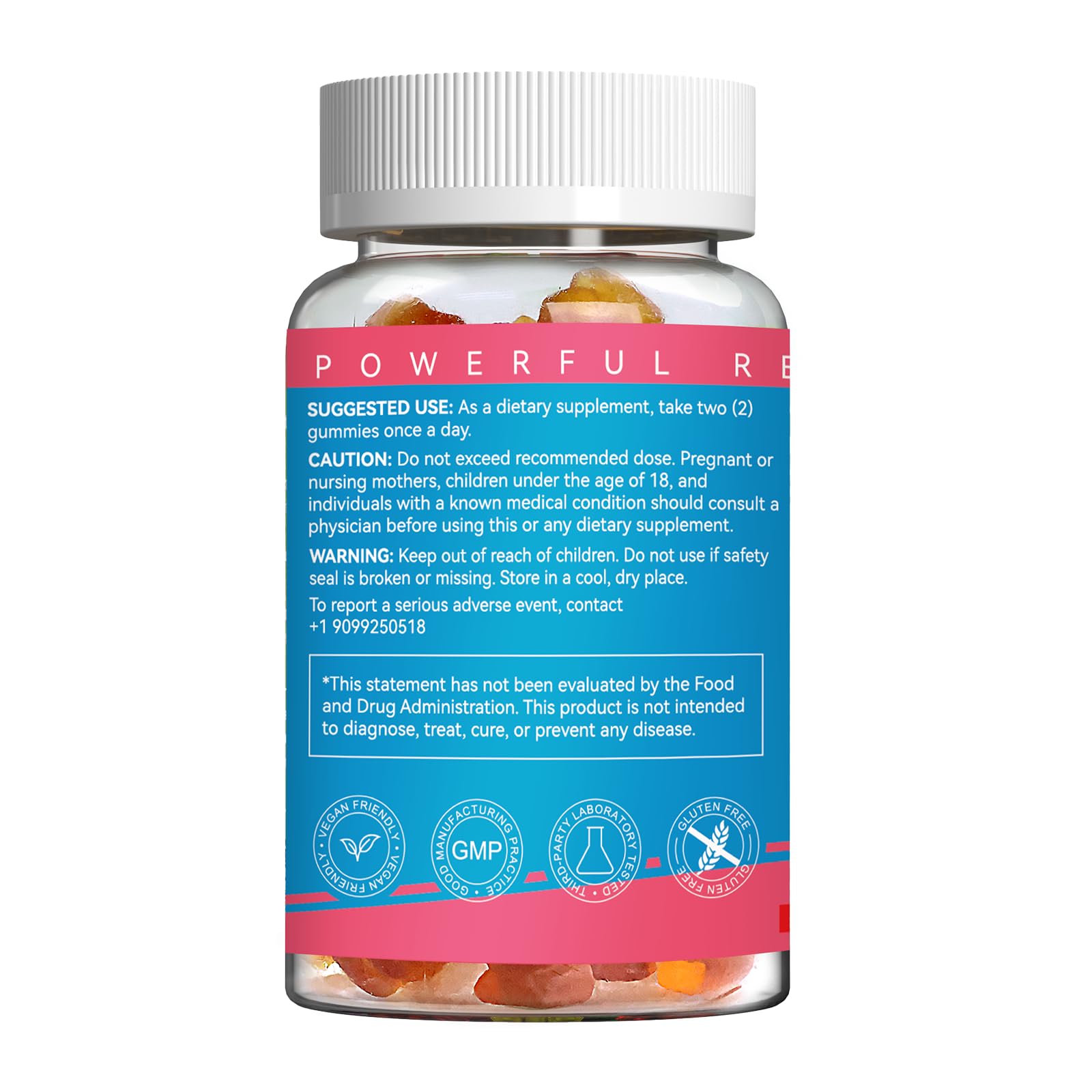 Healthy gummy vitamins with cinnamon