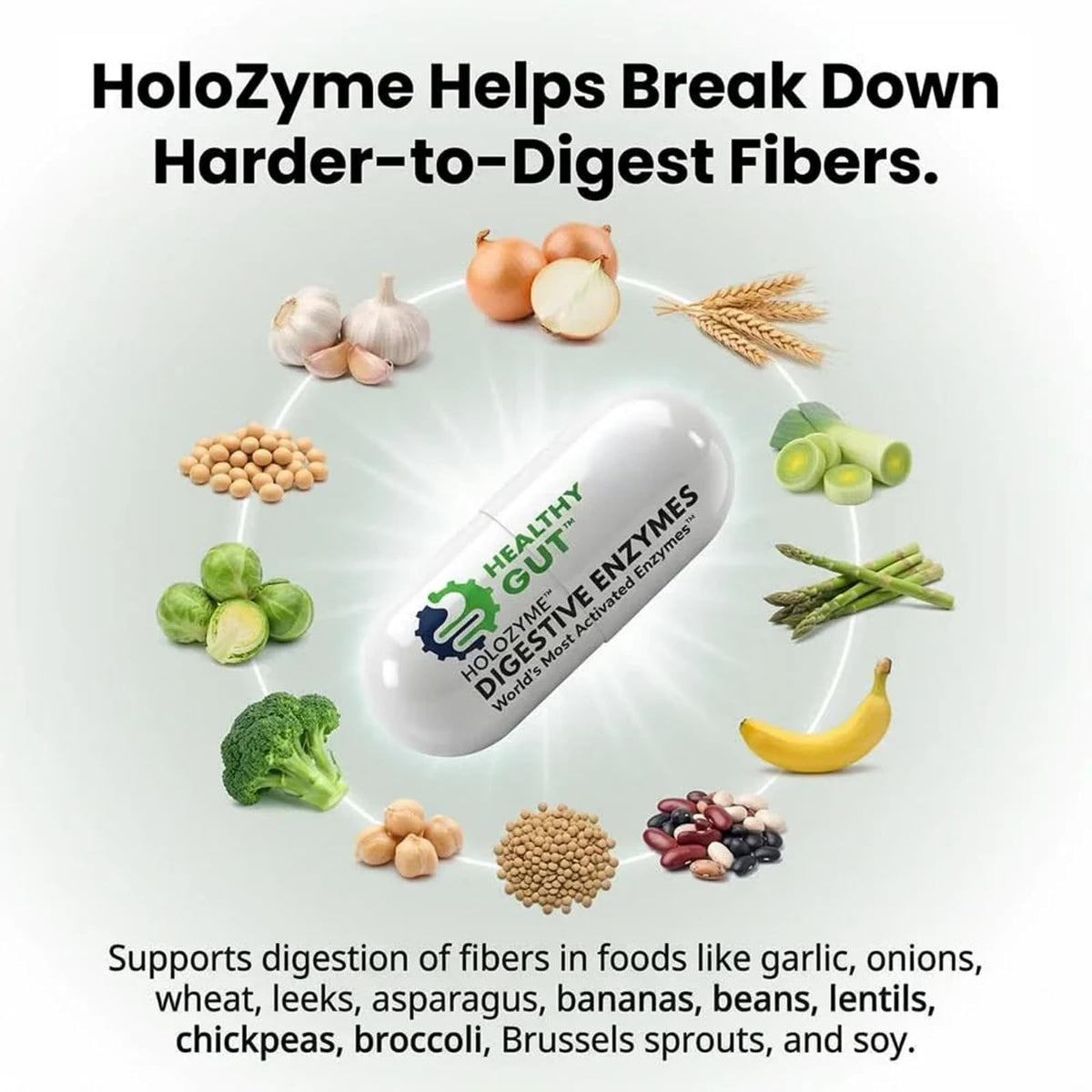 Healthy Gut digestive enzymes with 15 servings
