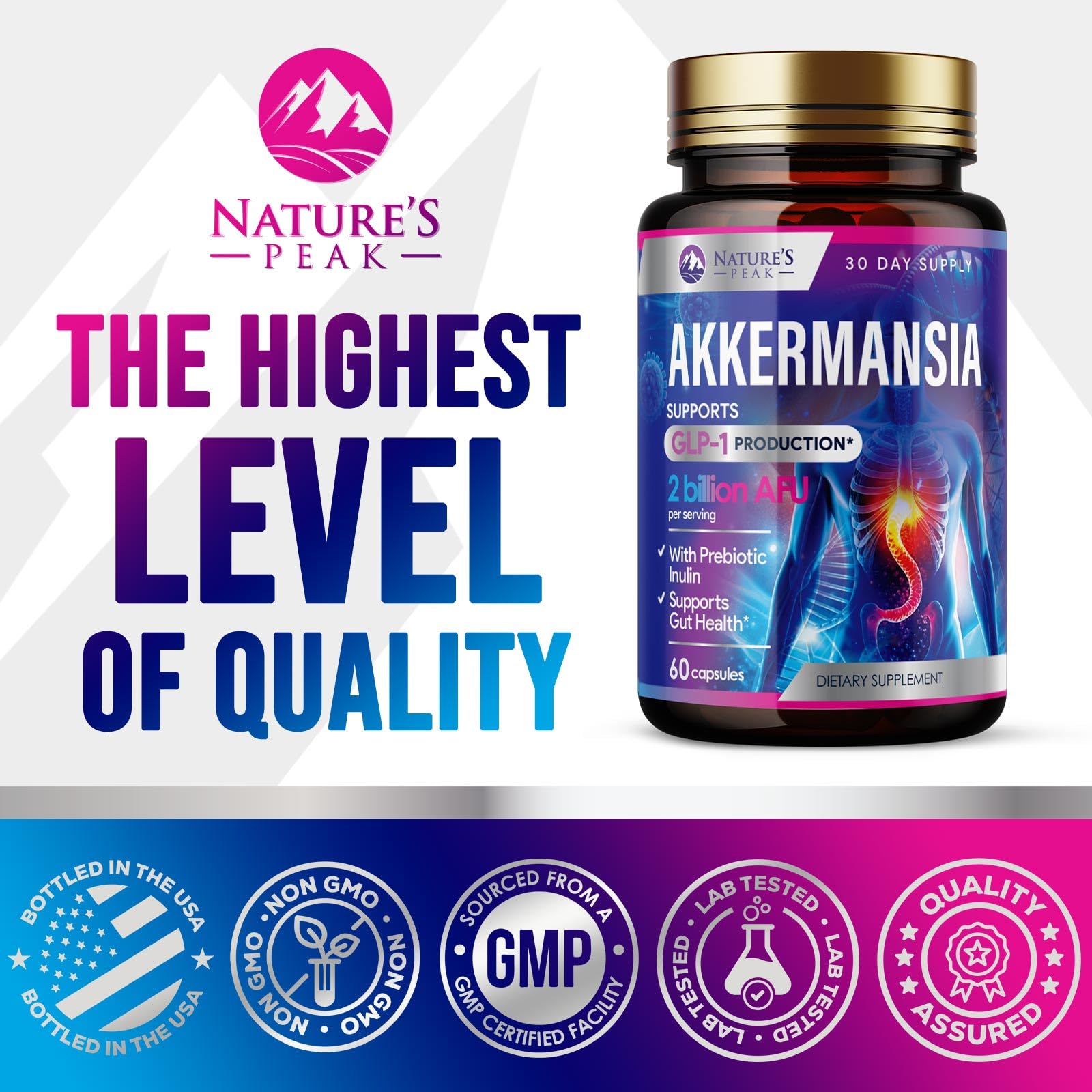 Healthy gut microbiome supplement