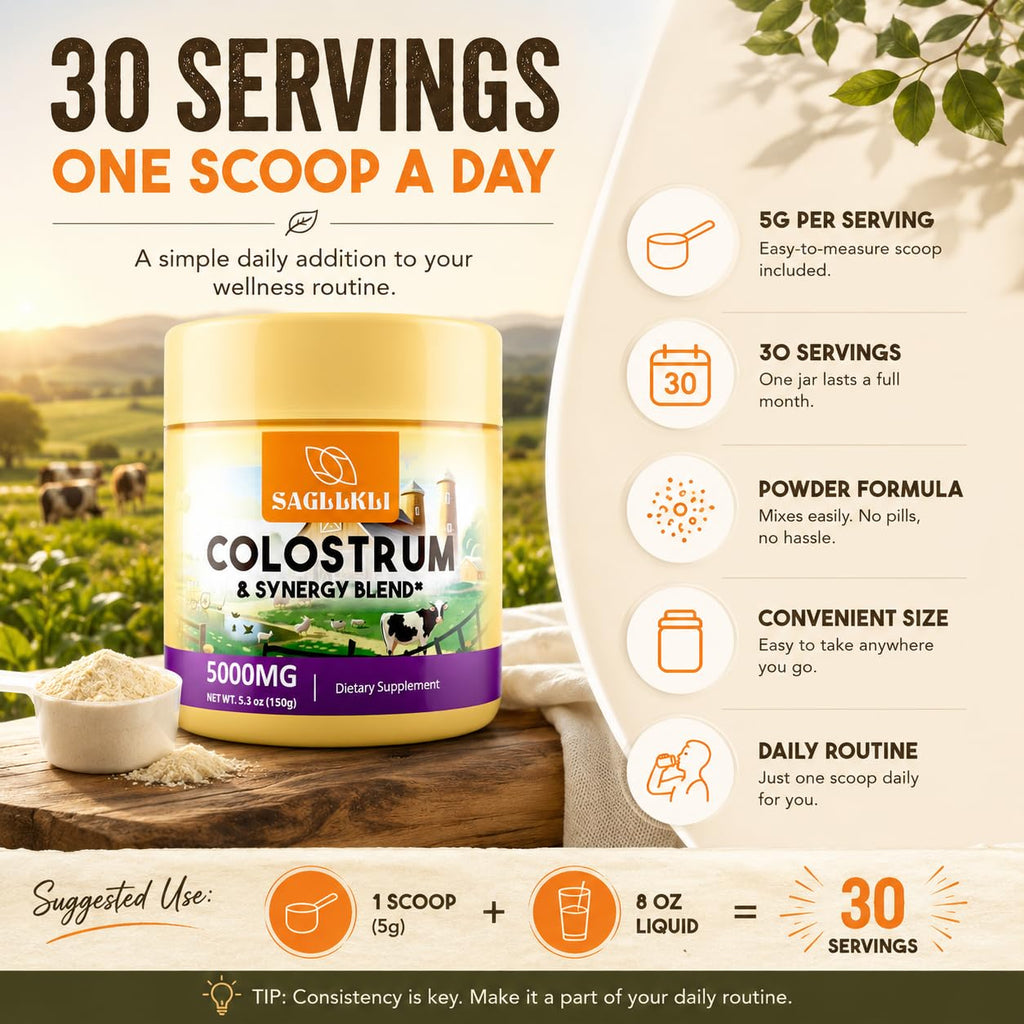 healthy gut support with colostrum