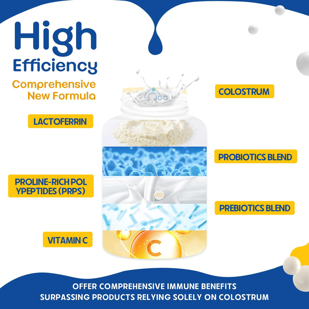 Healthy gut support with colostrum