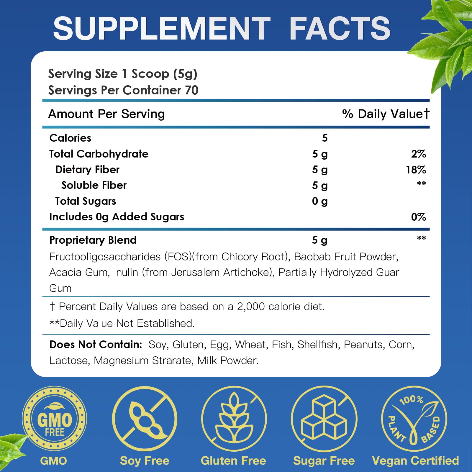 healthy gut support with fiber