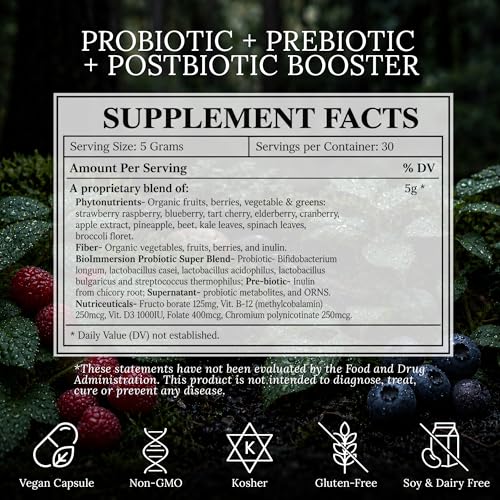 Healthy gut support with No. 7 blend