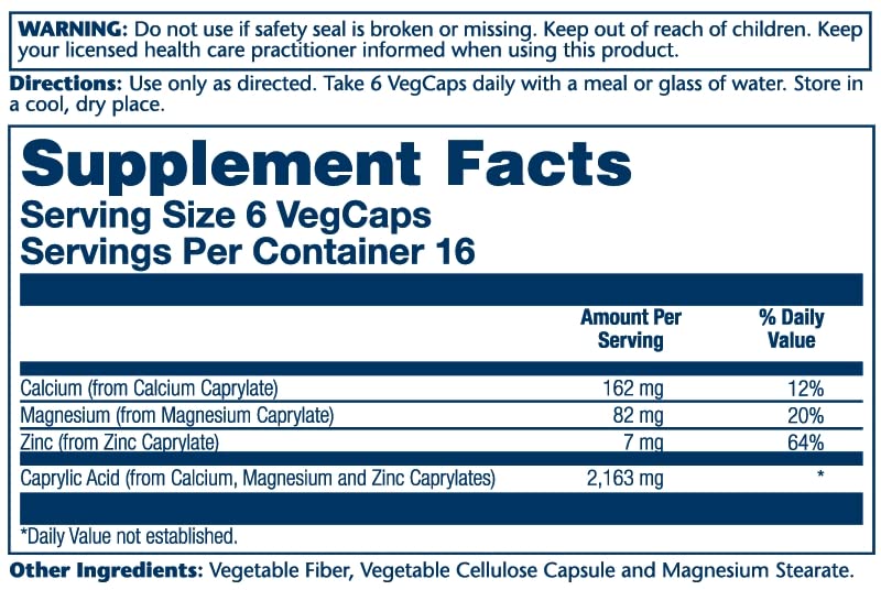 healthy gut support with Solaray Capryl