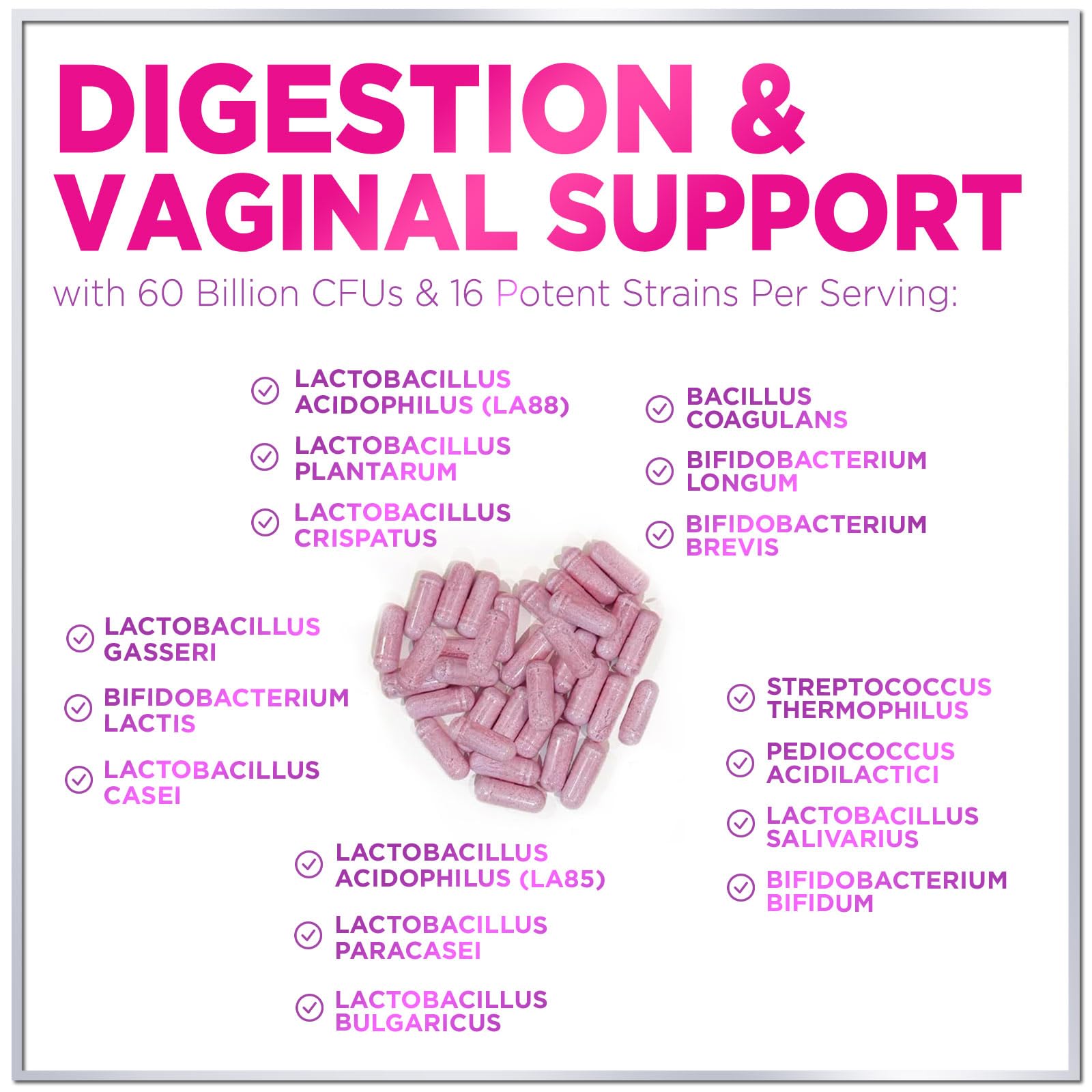 Healthy gut with cranberry probiotics