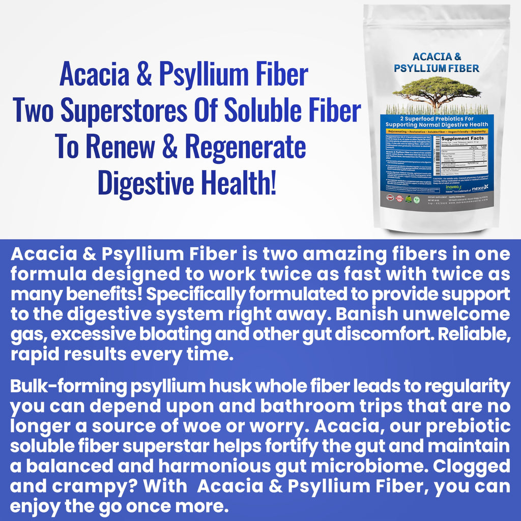 healthy gut with psyllium fiber