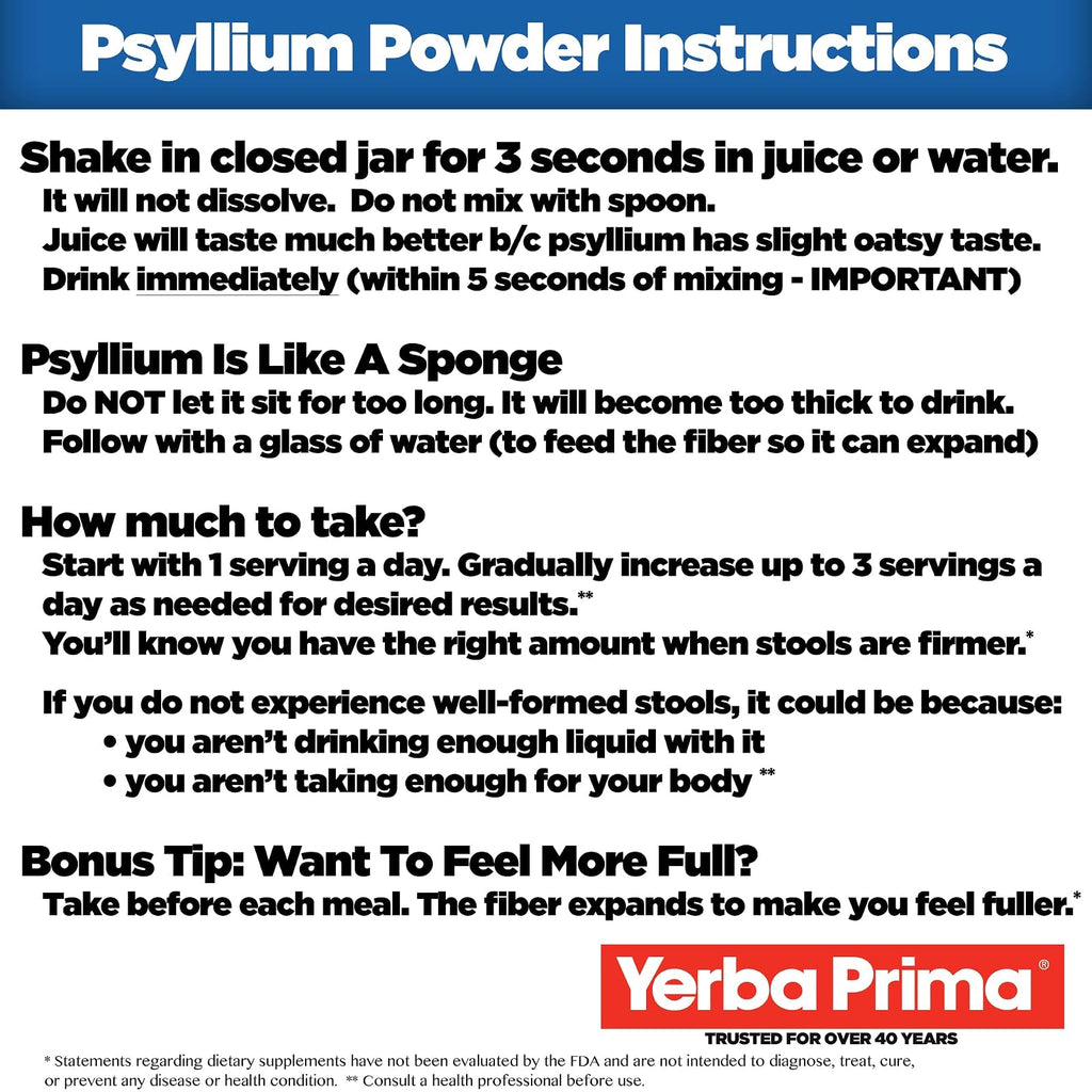 healthy gut with psyllium husks