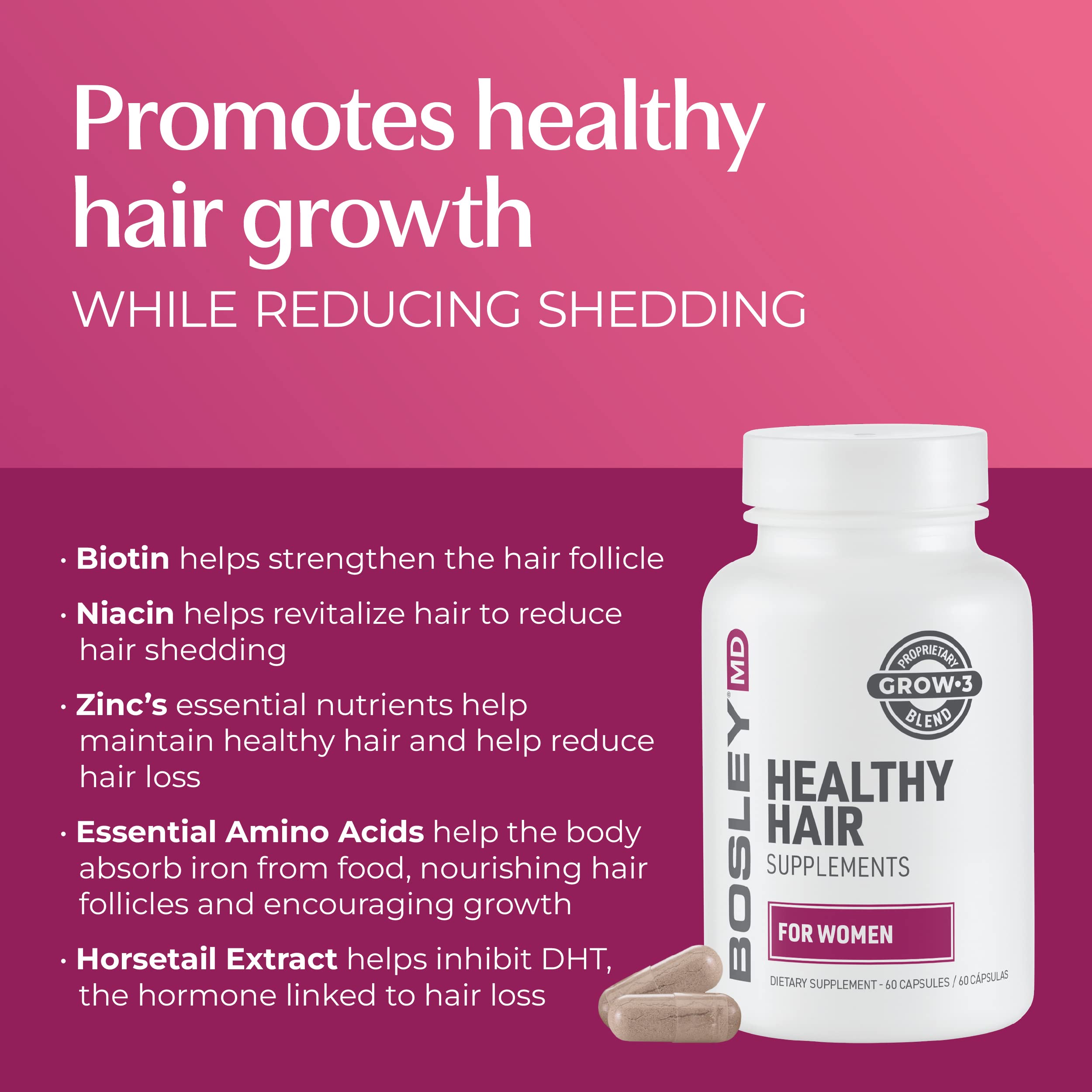 healthy hair growth support capsules