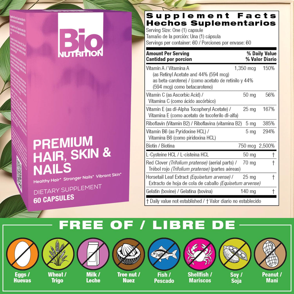 healthy hair skin and nails vitamins