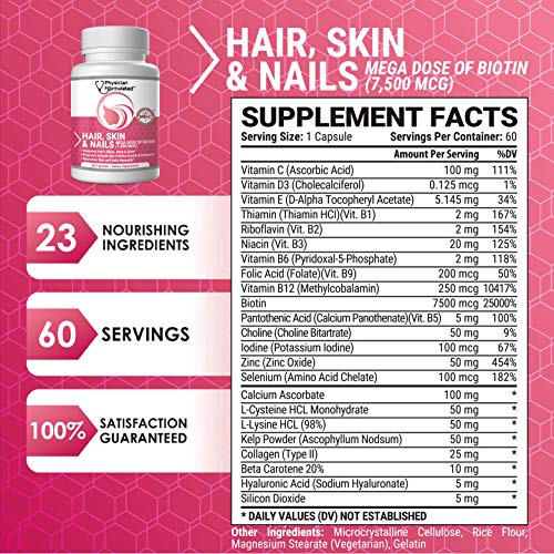 healthy hair vitamins for men and women