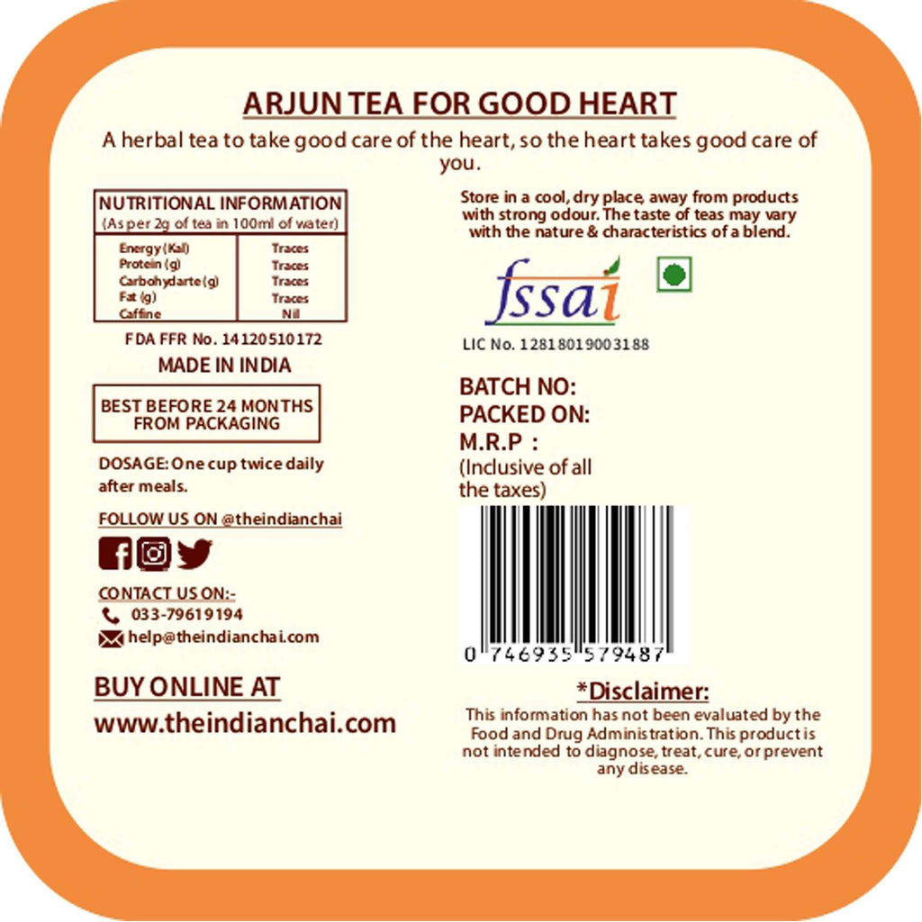 Healthy heart support tea
