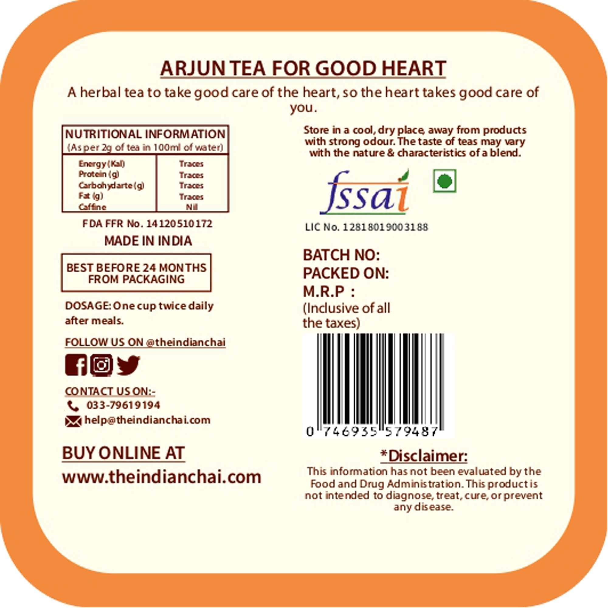 Healthy heart support tea