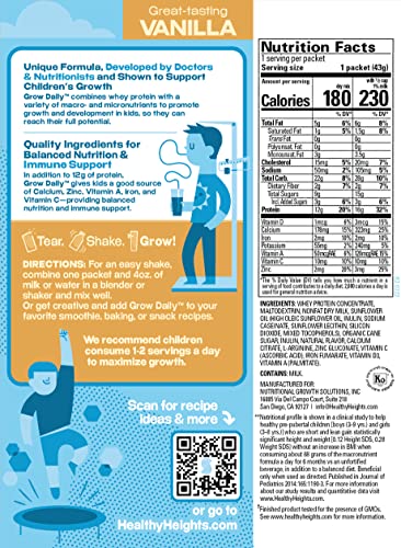 Healthy Heights shake for strong bones