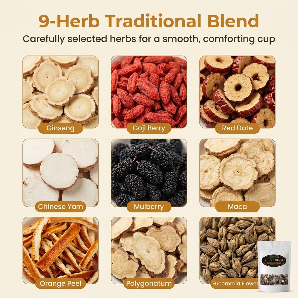 Healthy herbal tea for vitality