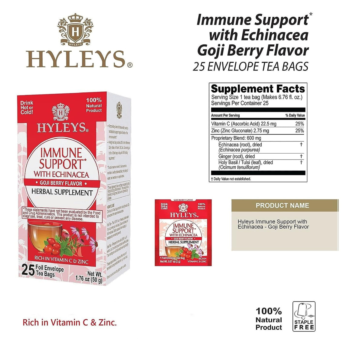 Healthy herbal tea for wellness