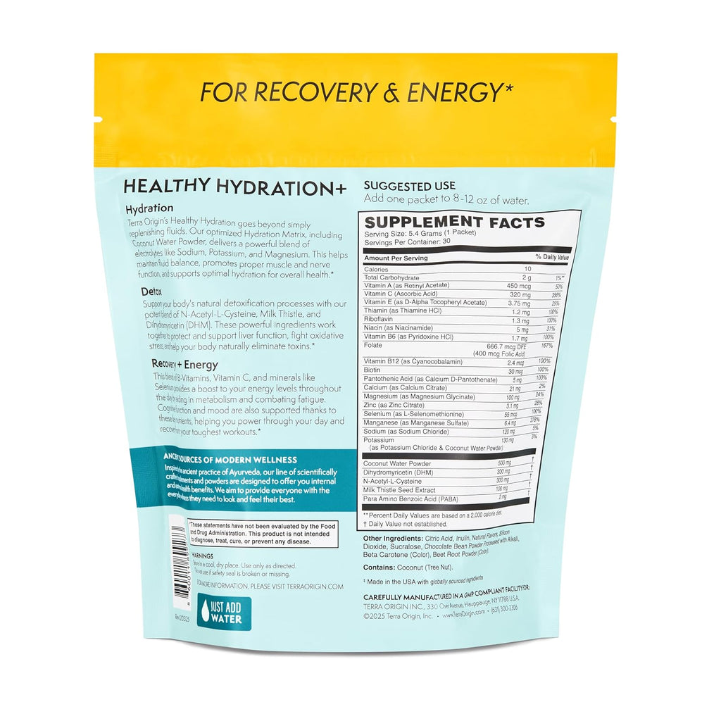 healthy hydration electrolyte drink mix