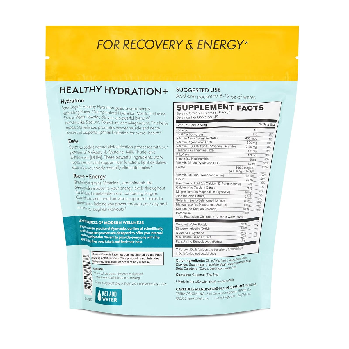healthy hydration electrolyte drink mix