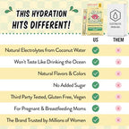 healthy hydration solution with electrolytes
