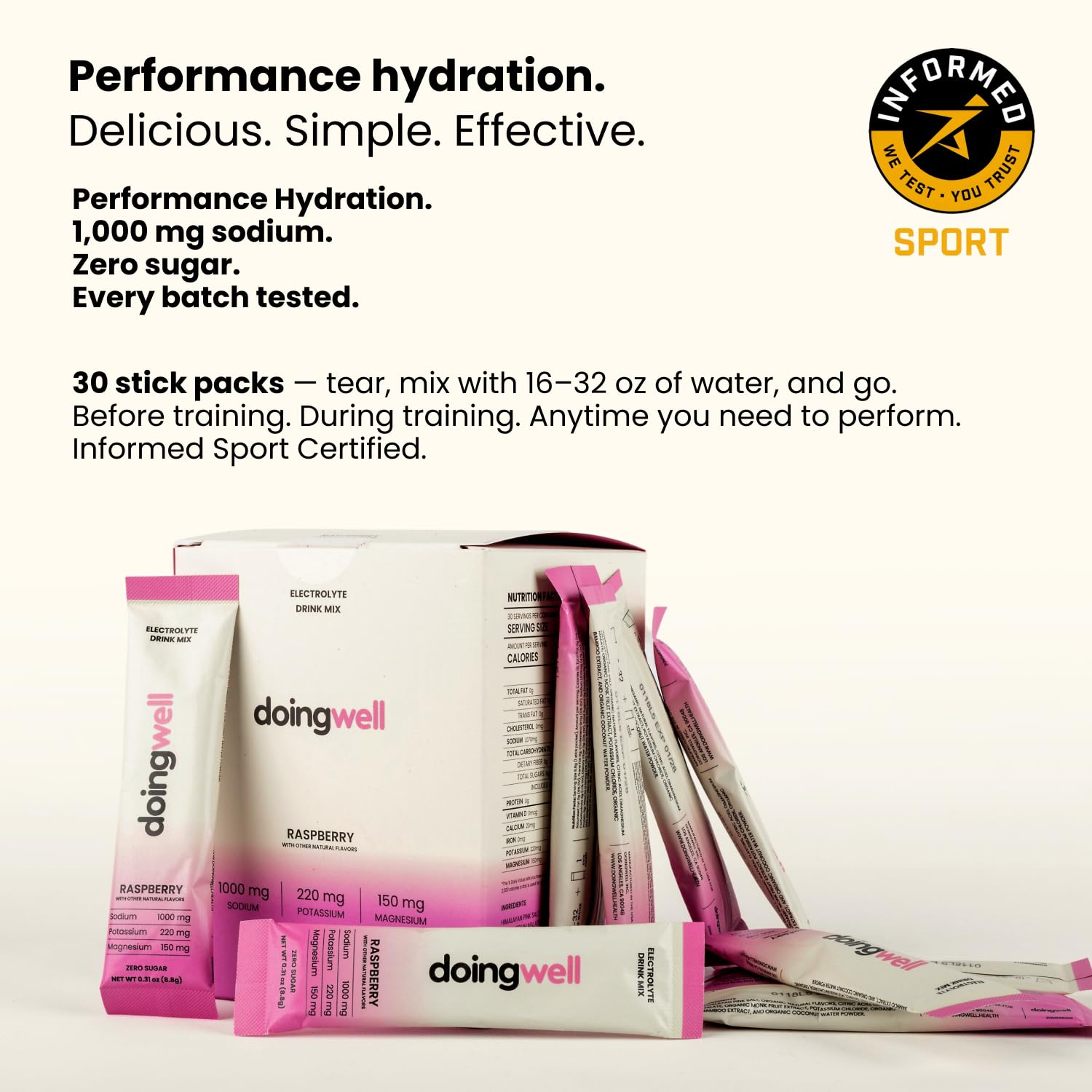 healthy hydration solution without stevia