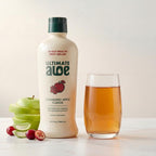 Healthy hydration with aloe vera