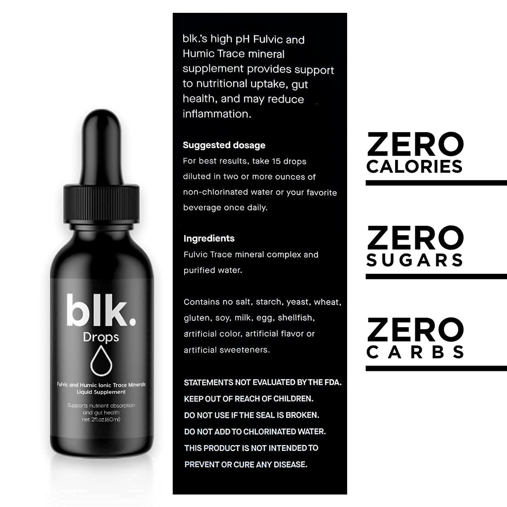healthy hydration with blk. water