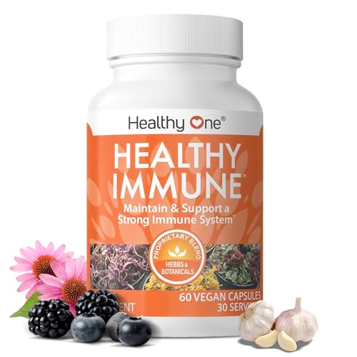 Healthy Immune elderberry capsules for flu