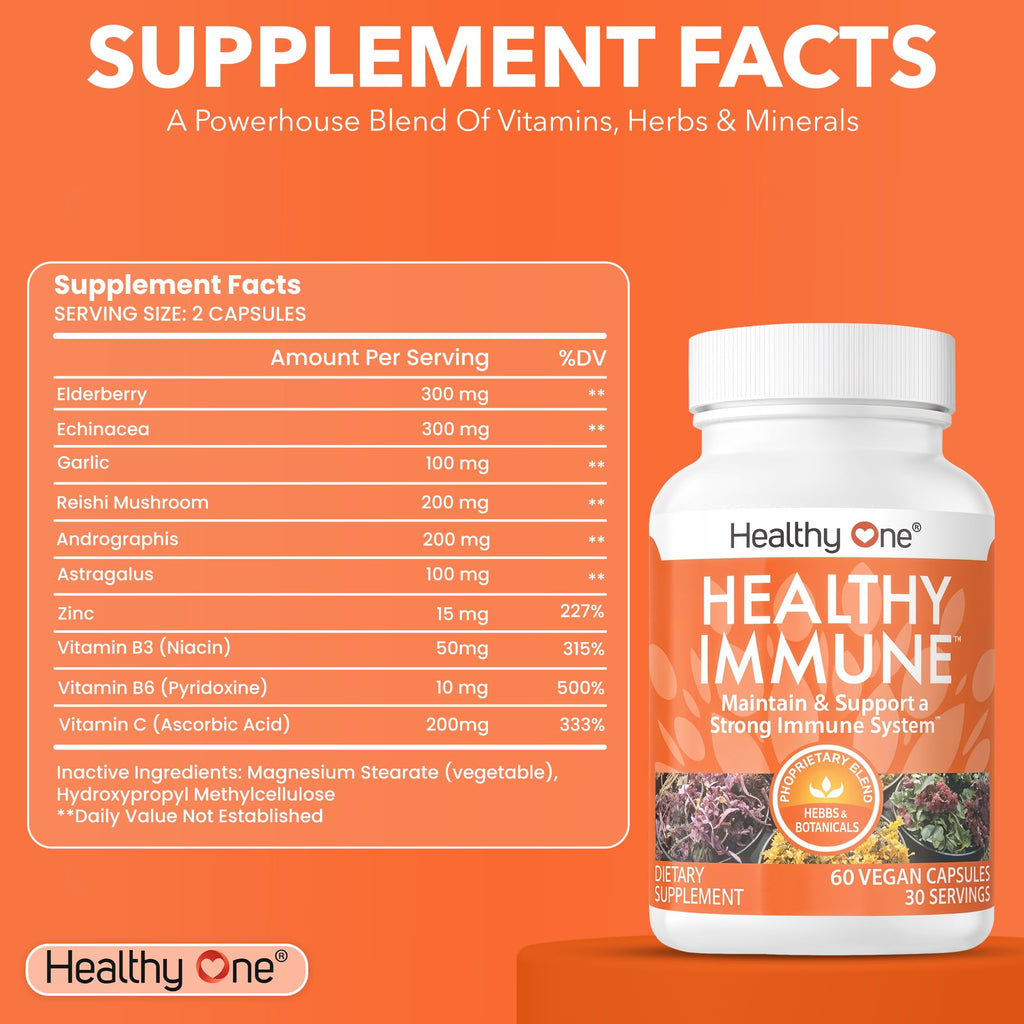 Healthy Immune elderberry for family wellness