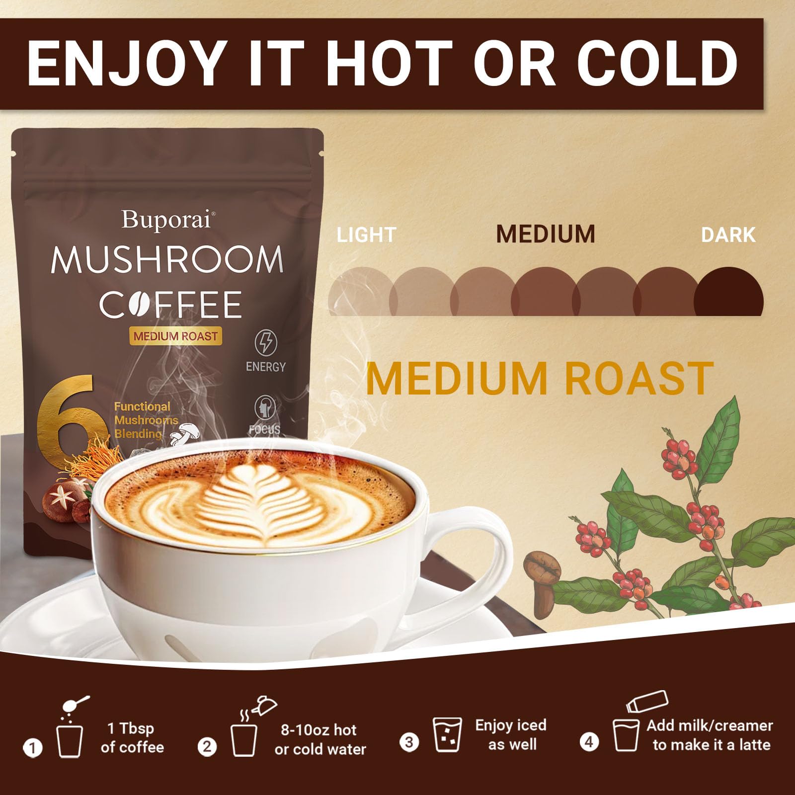 healthy instant coffee alternative