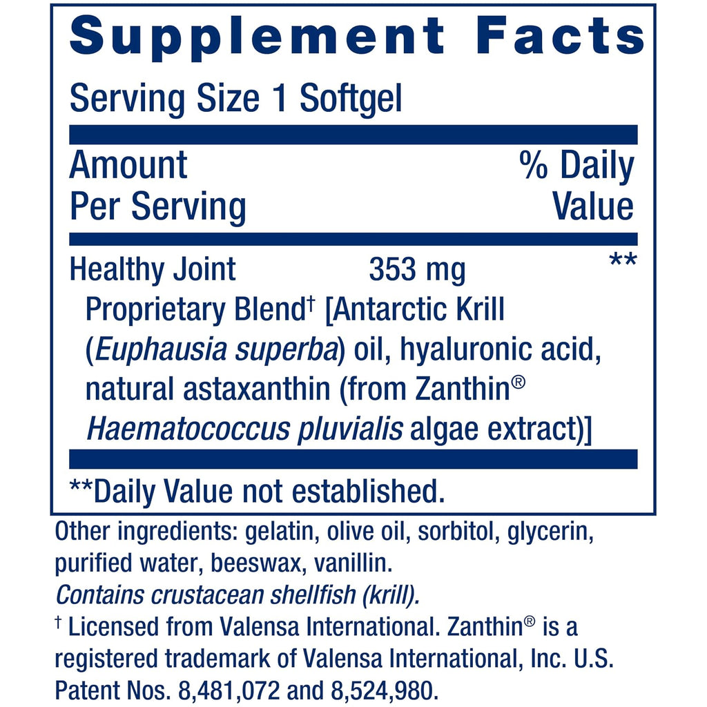 Healthy joint support softgels