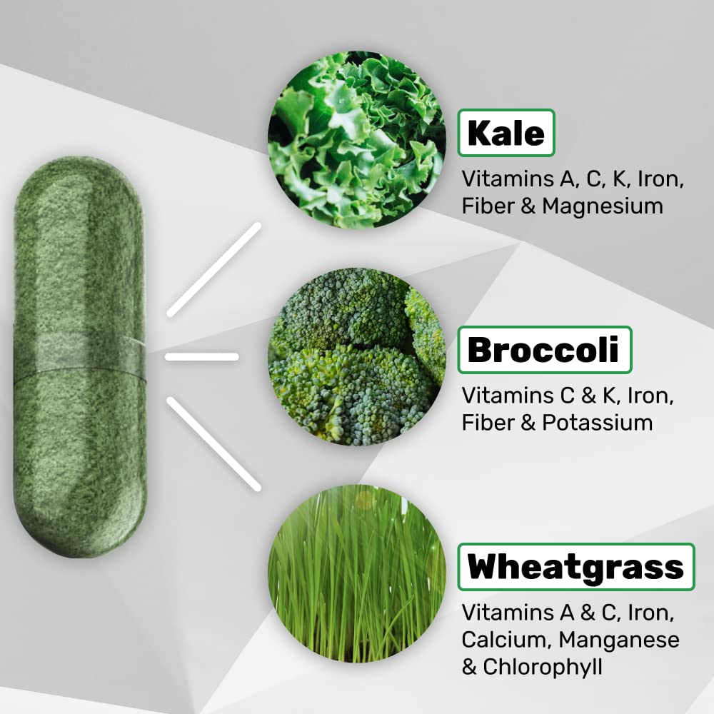 healthy kale and broccoli blend