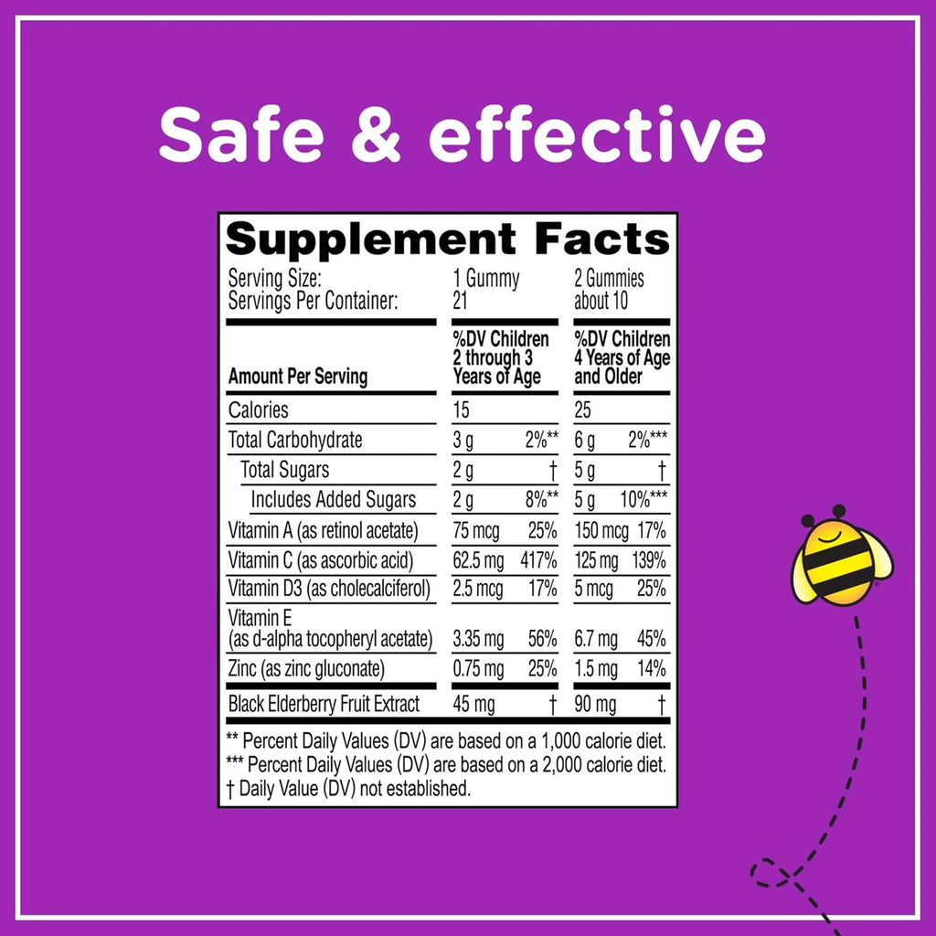 healthy kids elderberry supplement option
