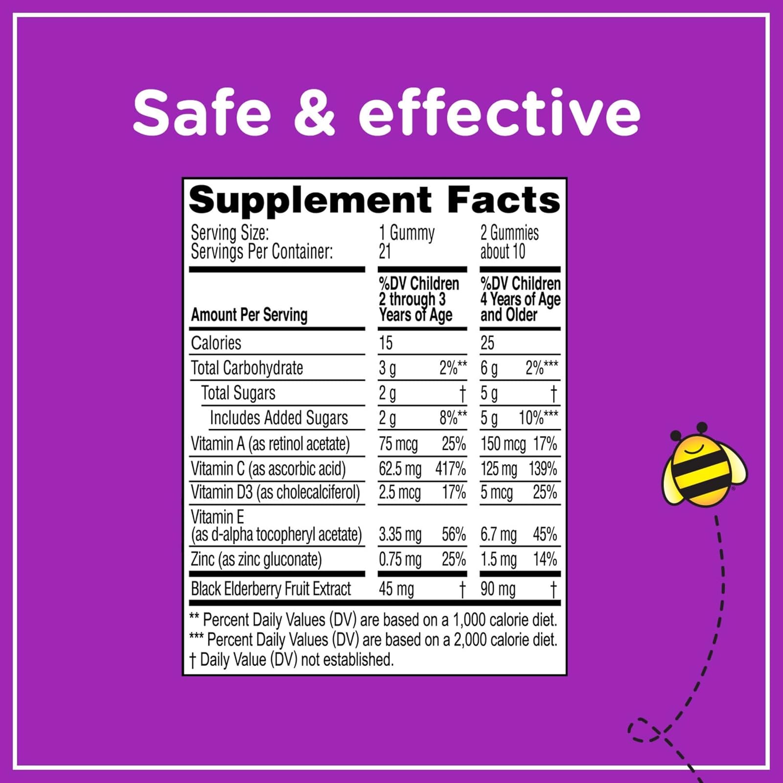 healthy kids elderberry supplement option