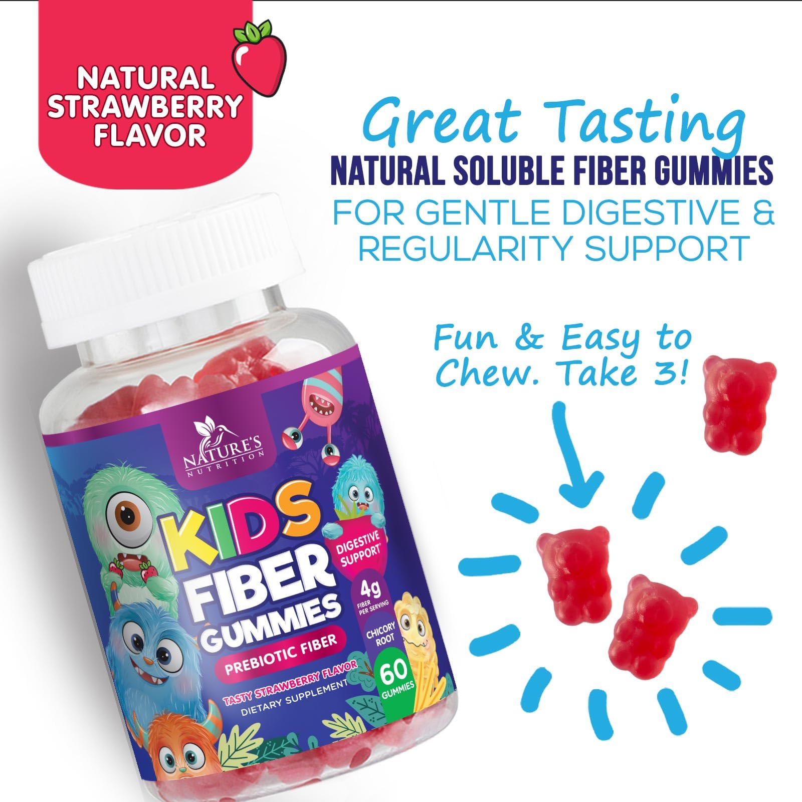 healthy kids gummies for daily fiber