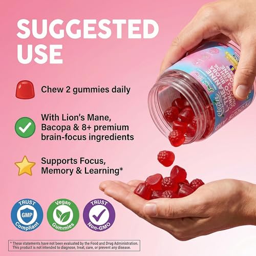 healthy kids gummies for study support