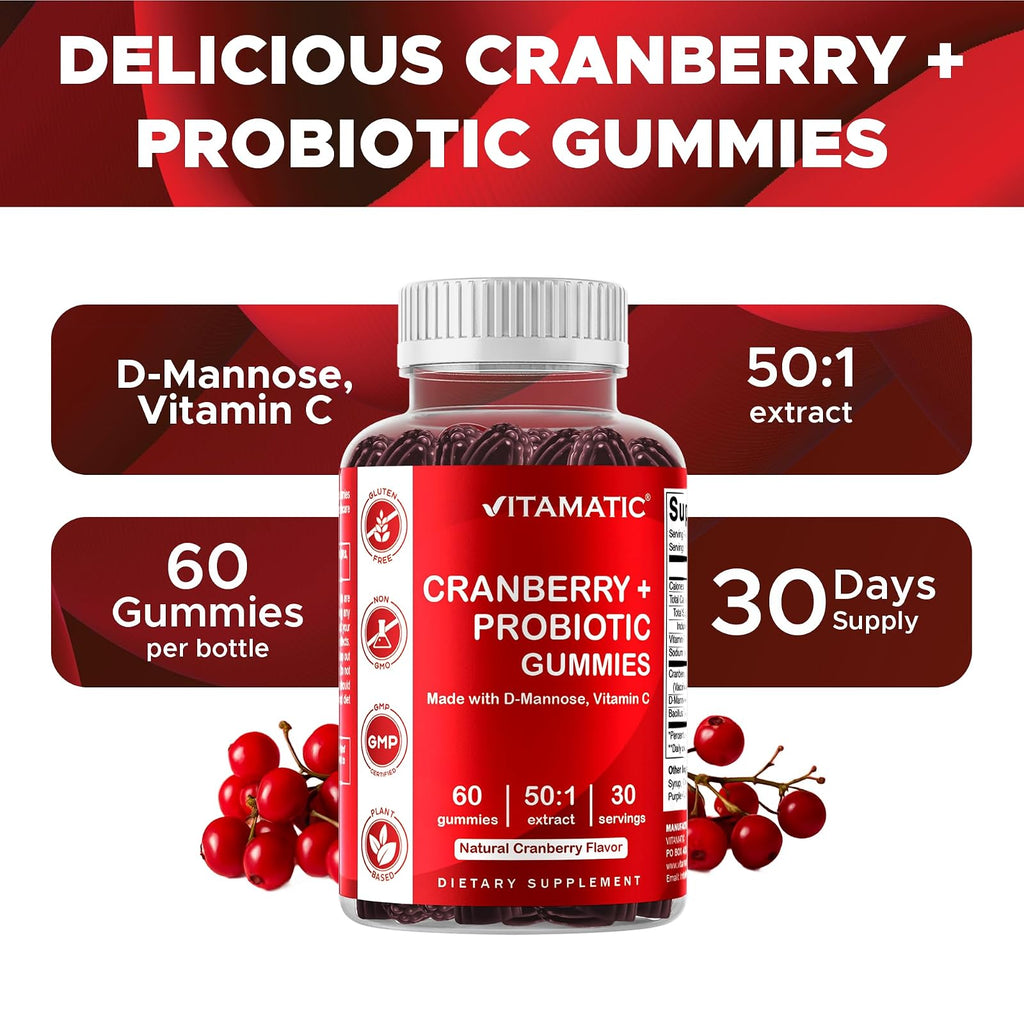 Healthy kids gummies with D-Mannose