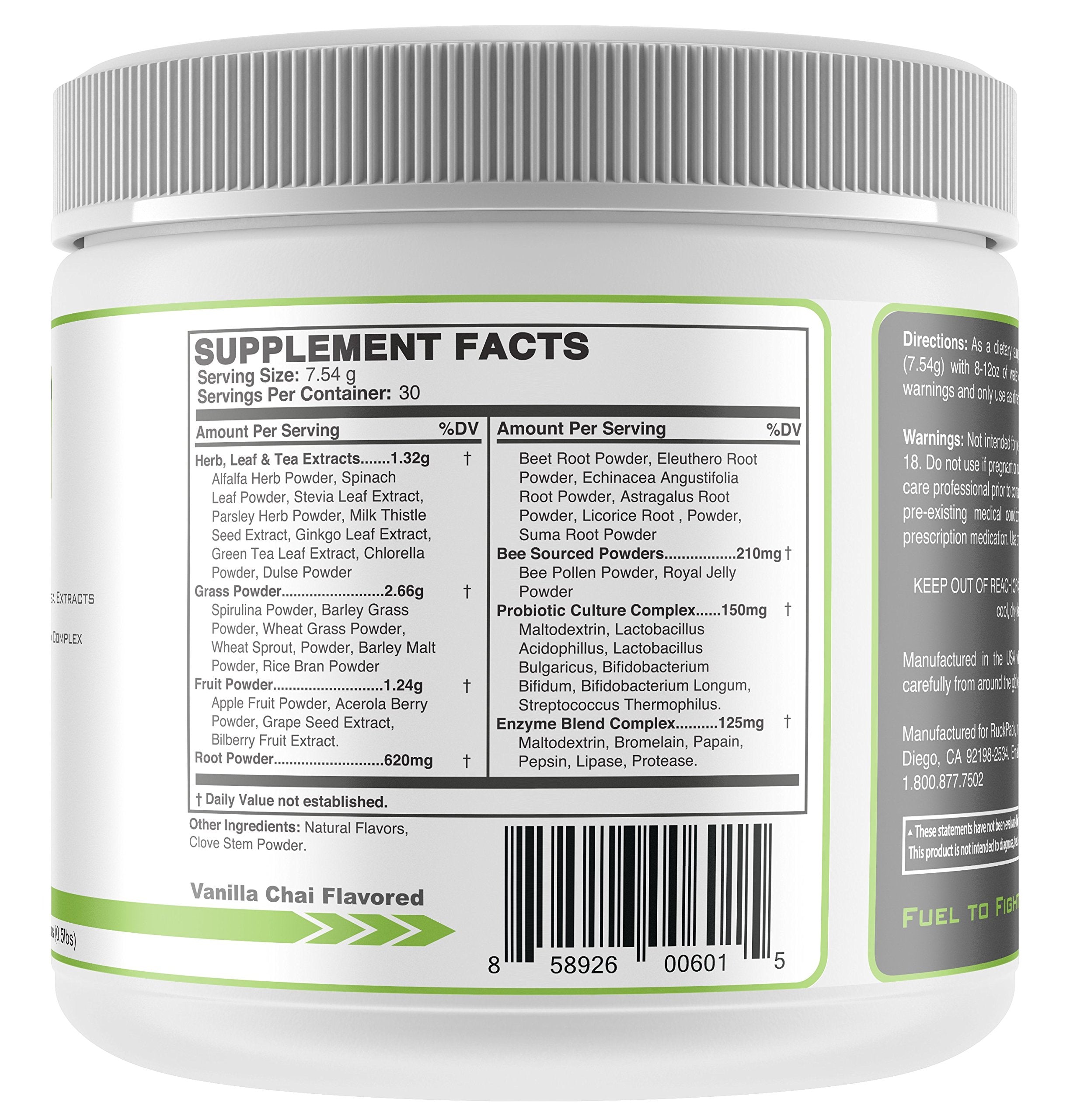 Healthy lifestyle blended supplements