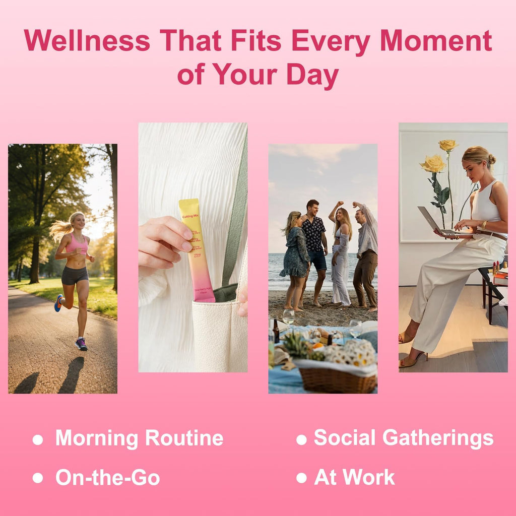Healthy lifestyle drink mix with enzymes