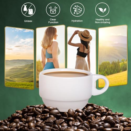 Healthy lifestyle green coffee powder
