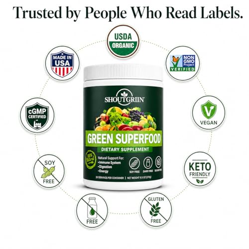 healthy lifestyle green supplement