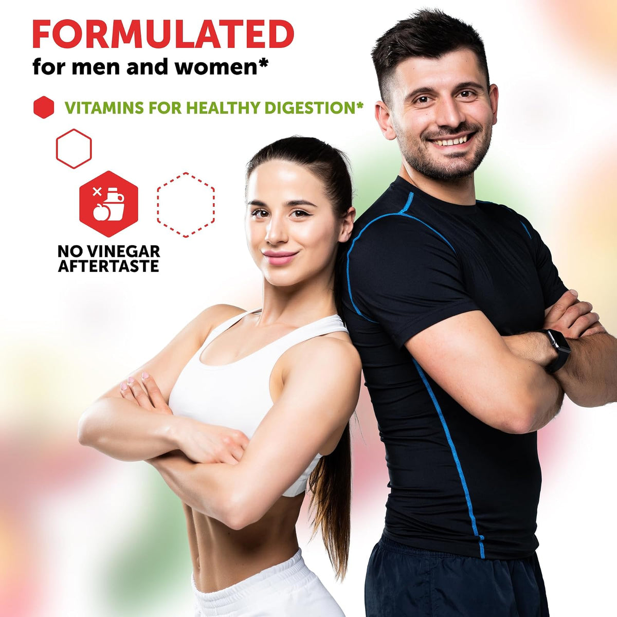 Healthy lifestyle gummy supplement
