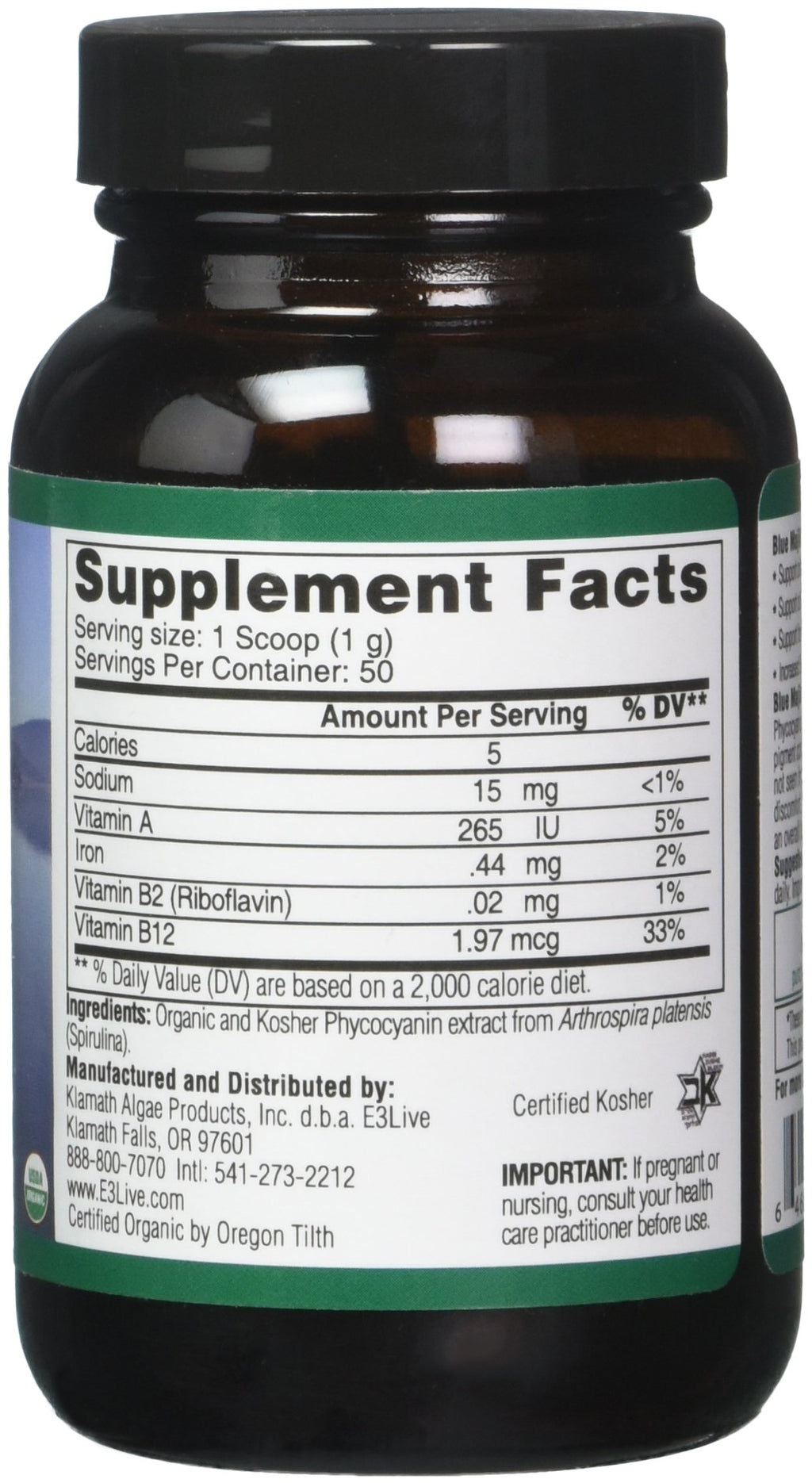 healthy lifestyle supplement powder