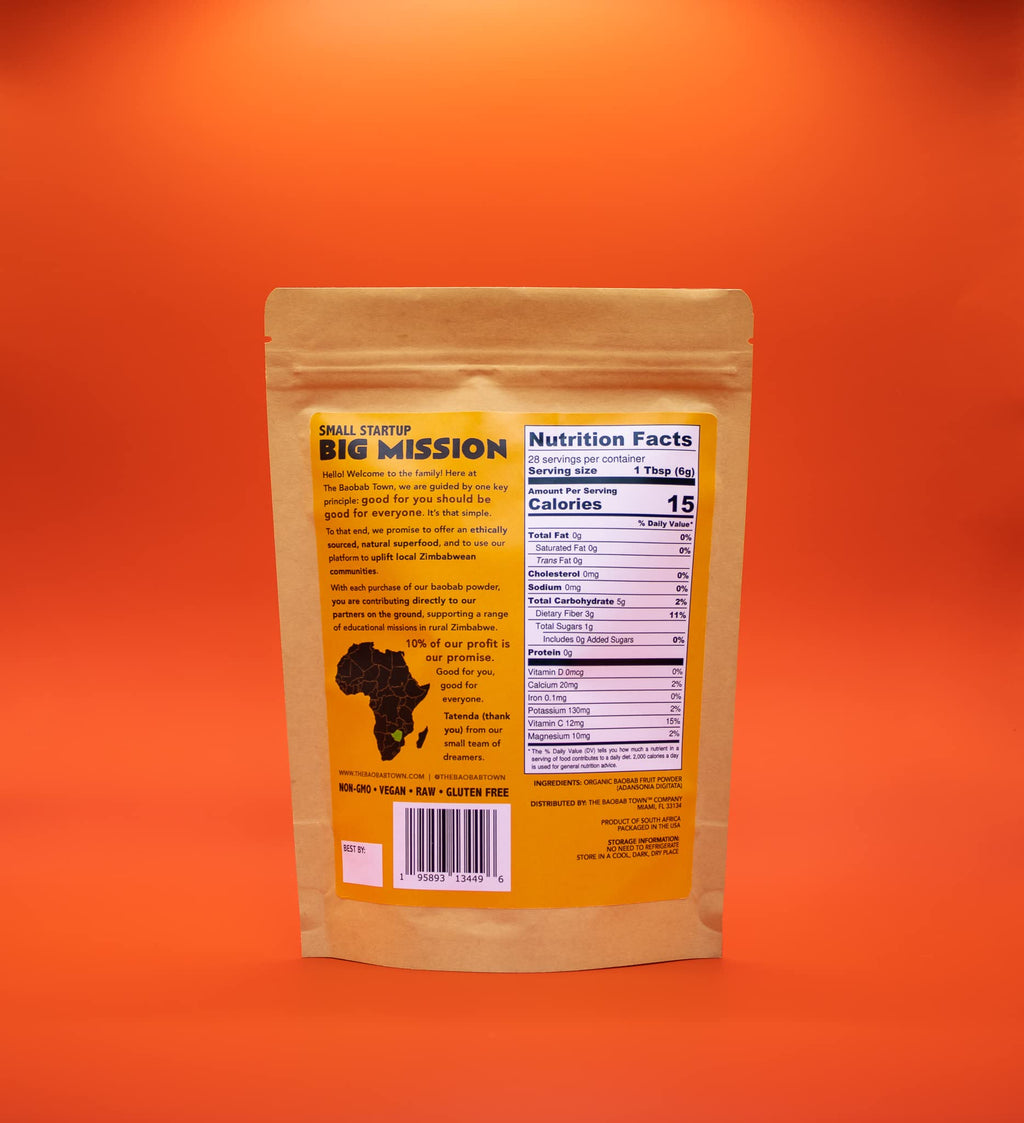 healthy lifestyle with baobab supplements