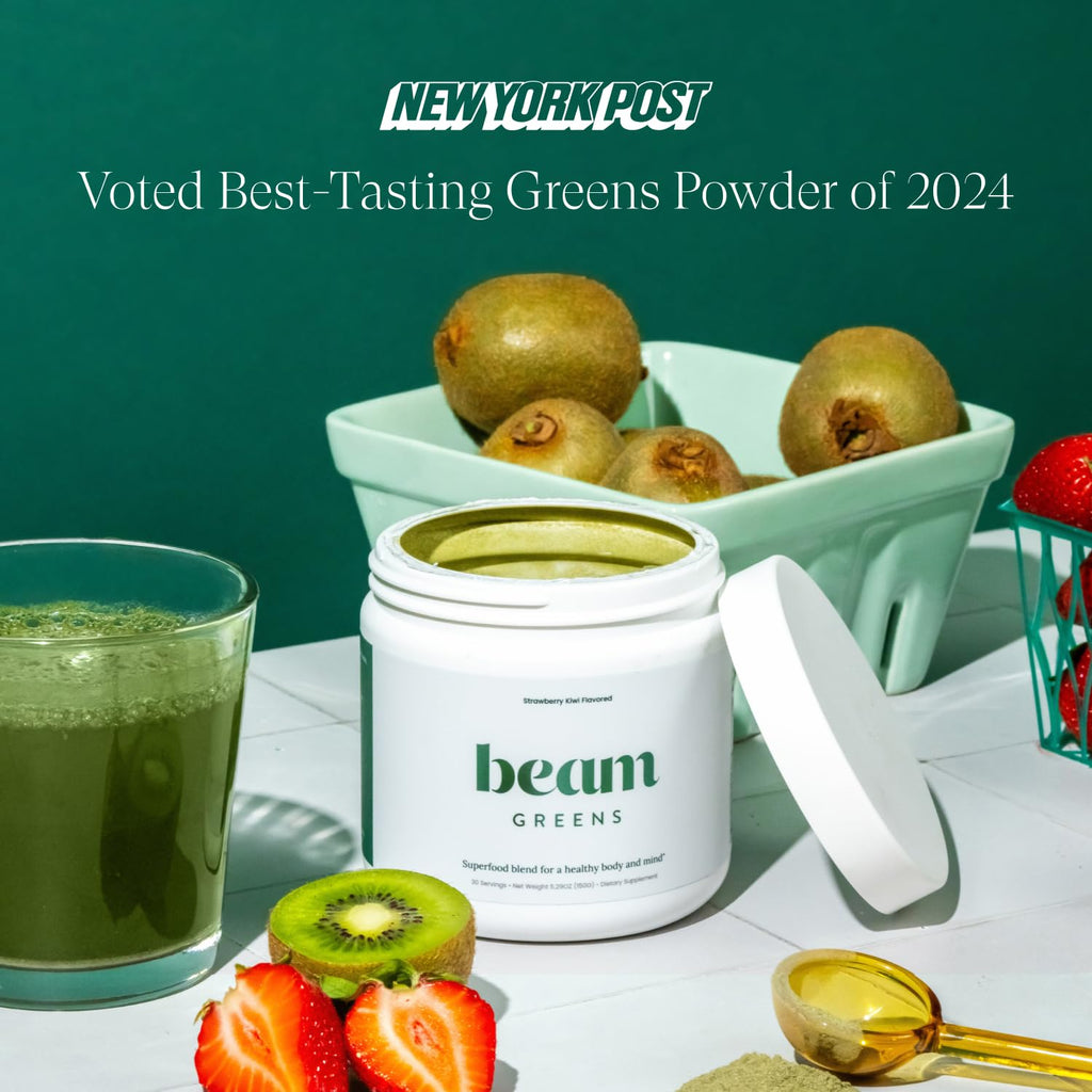 Healthy lifestyle with Beam Greens Powder