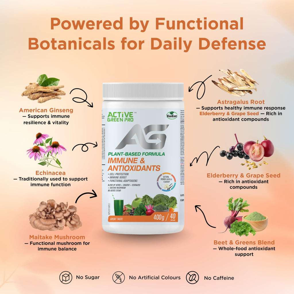 healthy lifestyle with blended vitamins