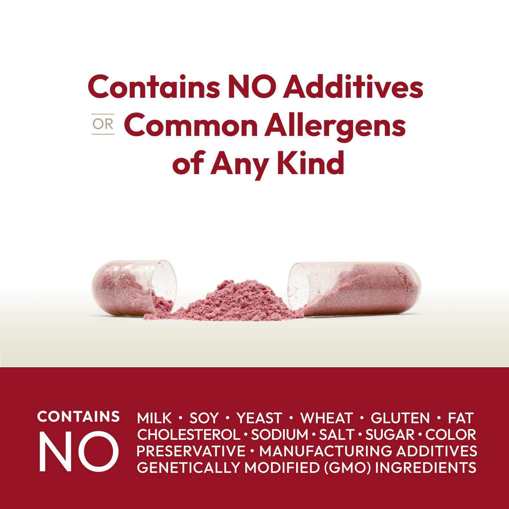 Healthy lifestyle with cranberry capsules