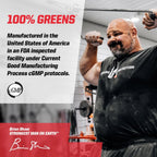 healthy lifestyle with greens powder